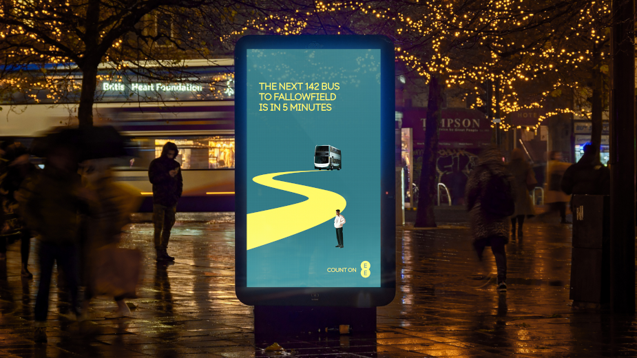 EE's Digital Billboards Help Manchester Stay Connected at Night | LBBOnline