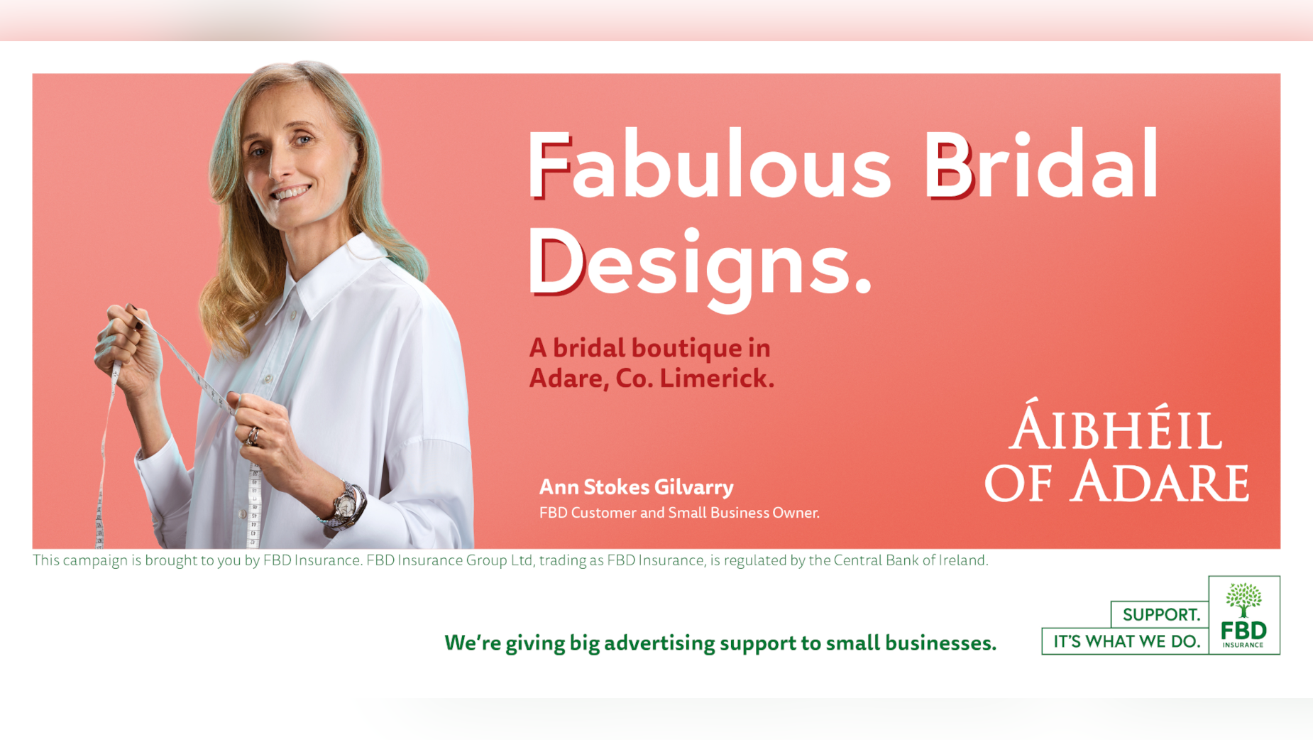 FBD Insurance Gives Big Advertising Support to Small Irish Businesses ...