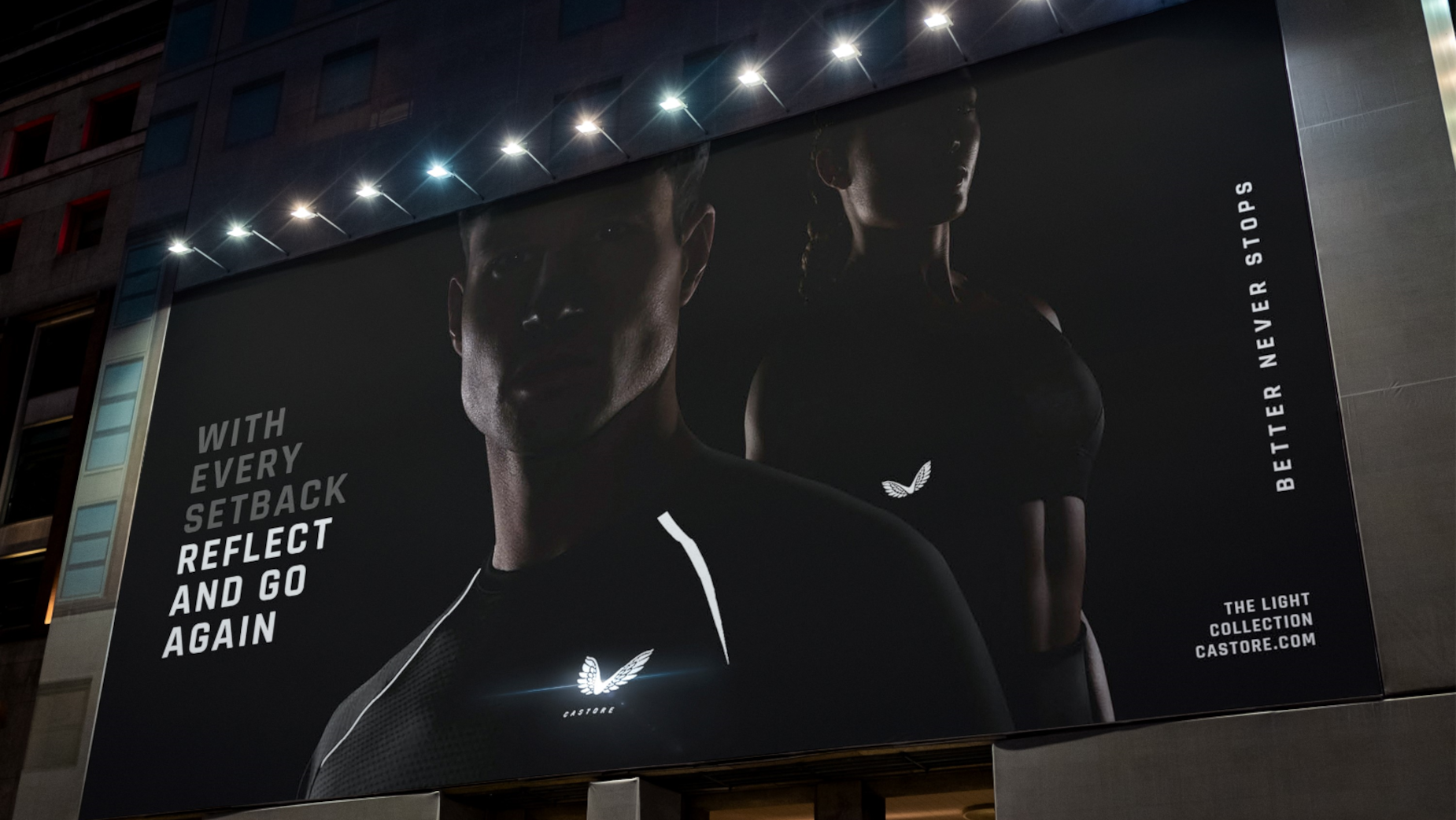 Castore and FCB London Shine a Reflective Light on ‘Better Never Stops ...