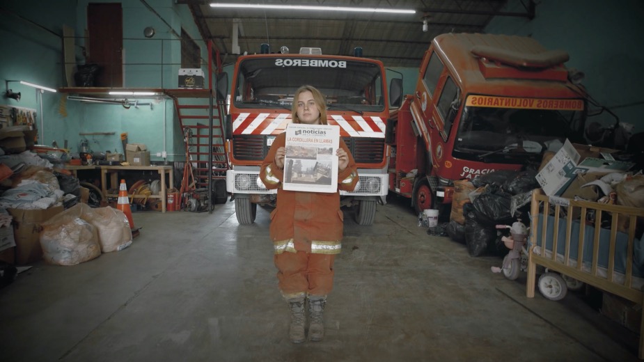Fireproof Newspapers in Patagonia Spark Awareness about Forest Fires ...
