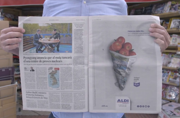 How Aldi’s Freshest Print Campaign Delivered in Cannes | LBBOnline