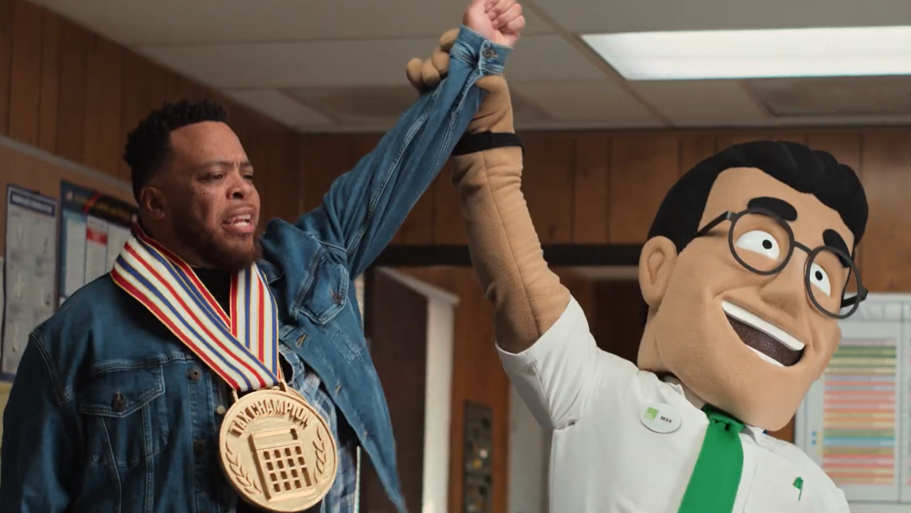 Max the Mascot Celebrates Better Tax Journey's in H&R Block Campaign ...