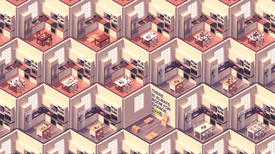 The Sims Meets M.C. Escher in Ikea’s New Saudi Arabian Campaign | LBBOnline