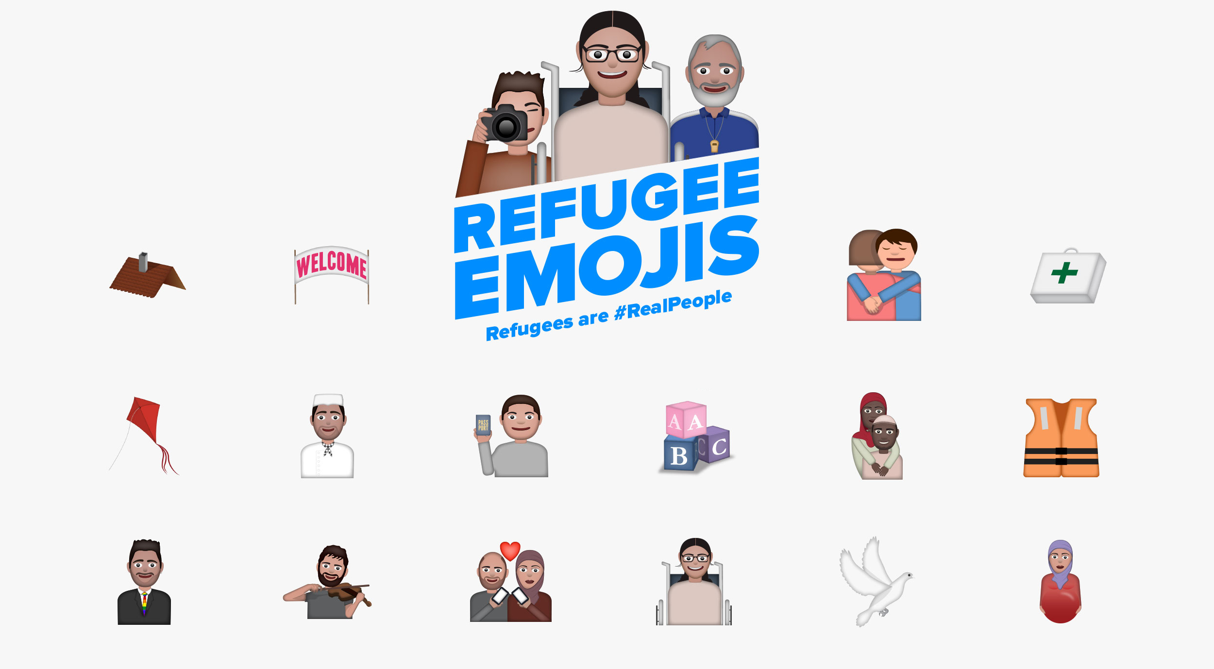 USA for UNHCR and SuperHeroes NY Launch Emoji Campaign to Change the ...