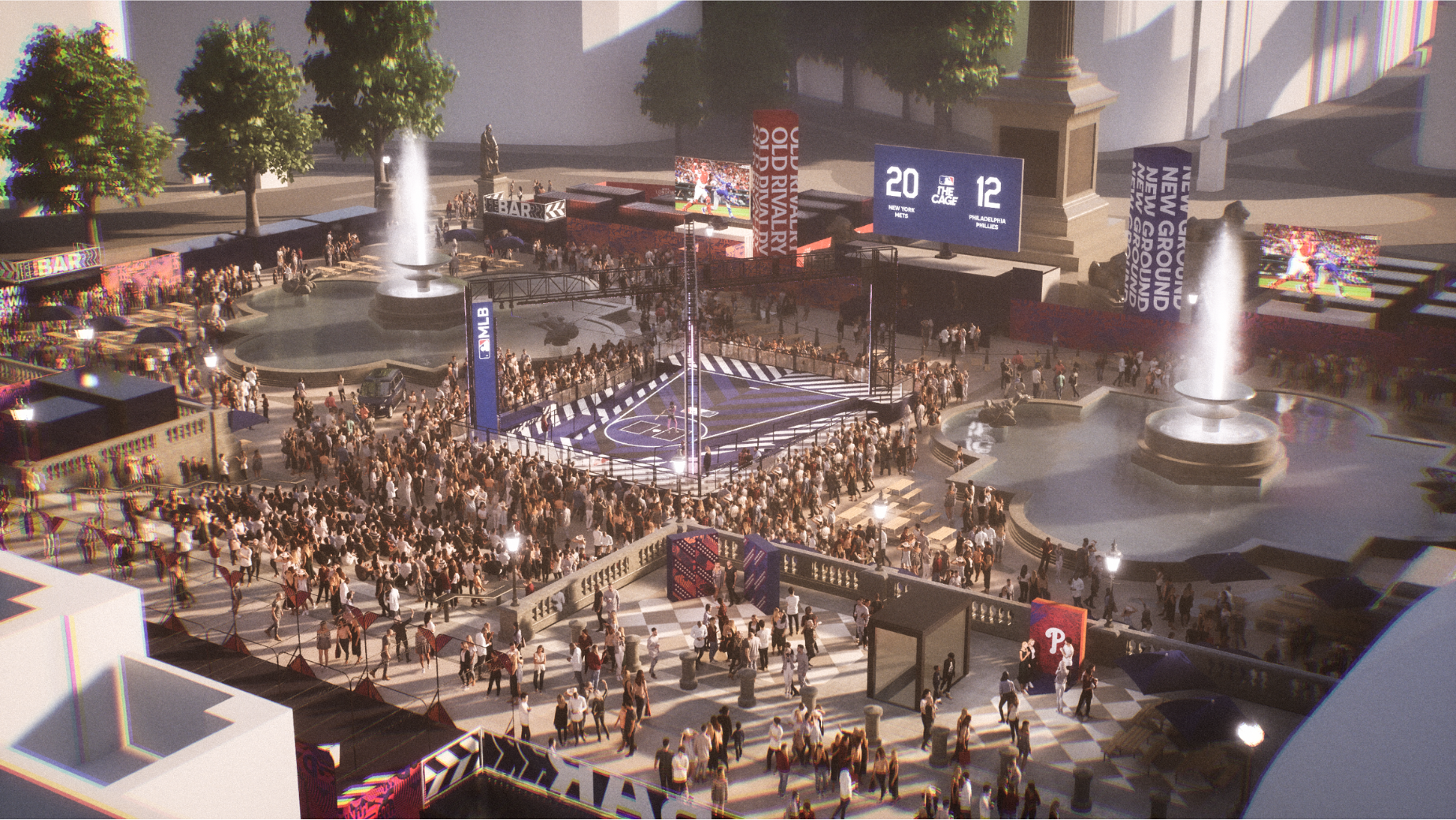 Imagination and Major League Baseball Return with the Trafalgar Square Takeover | LBBOnline