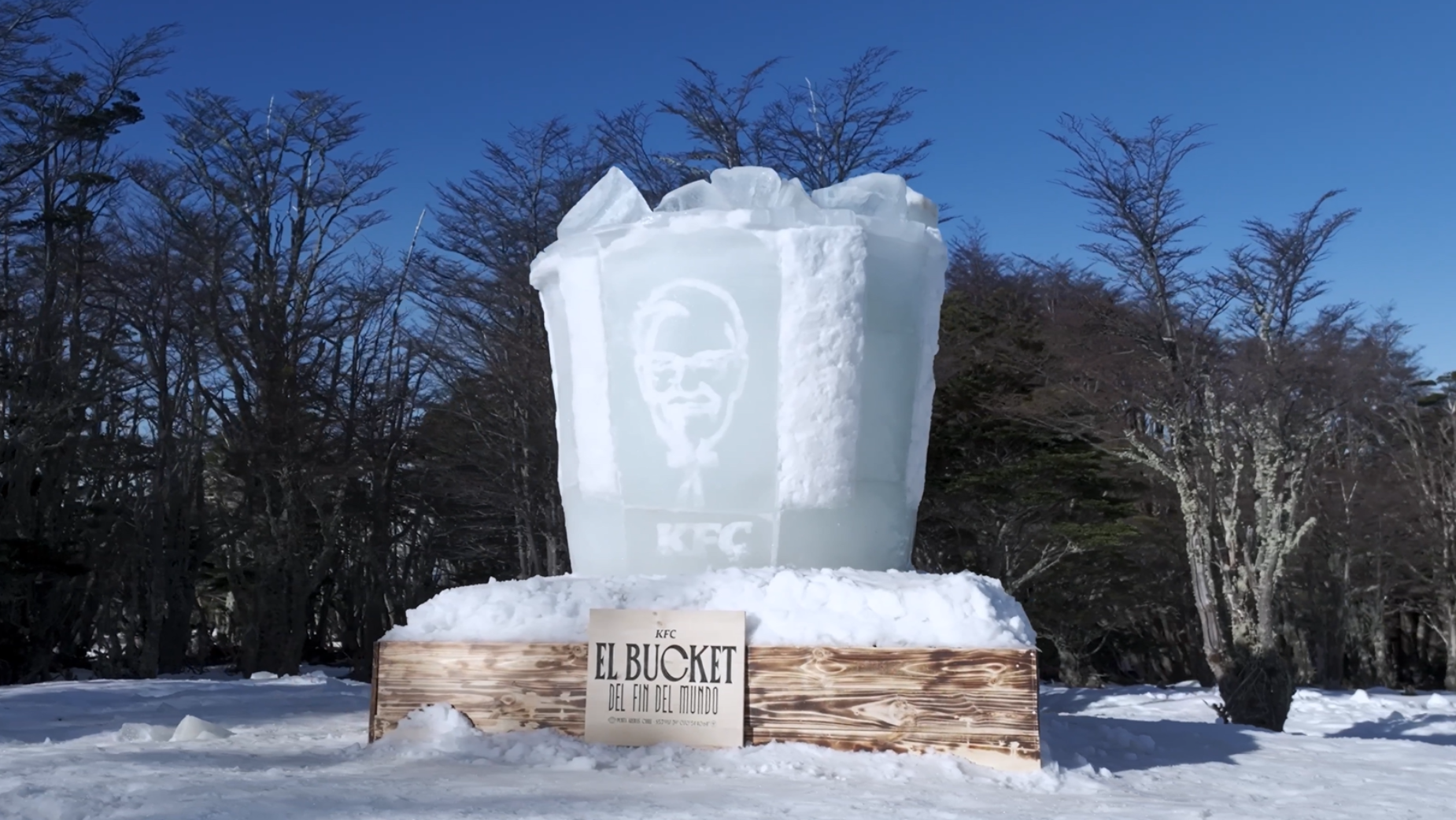 KFC Crafts Iconic Ice Sculpture to Celebrate New Store Location at the ...