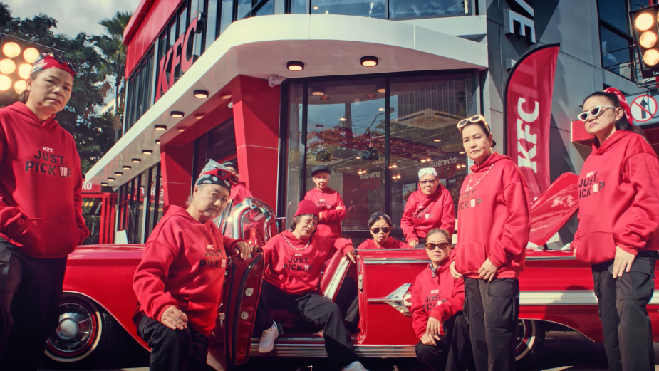 KFC Thailand's 'Wait in Line Aunties' Queue So You Don't Have Too | LBBOnline