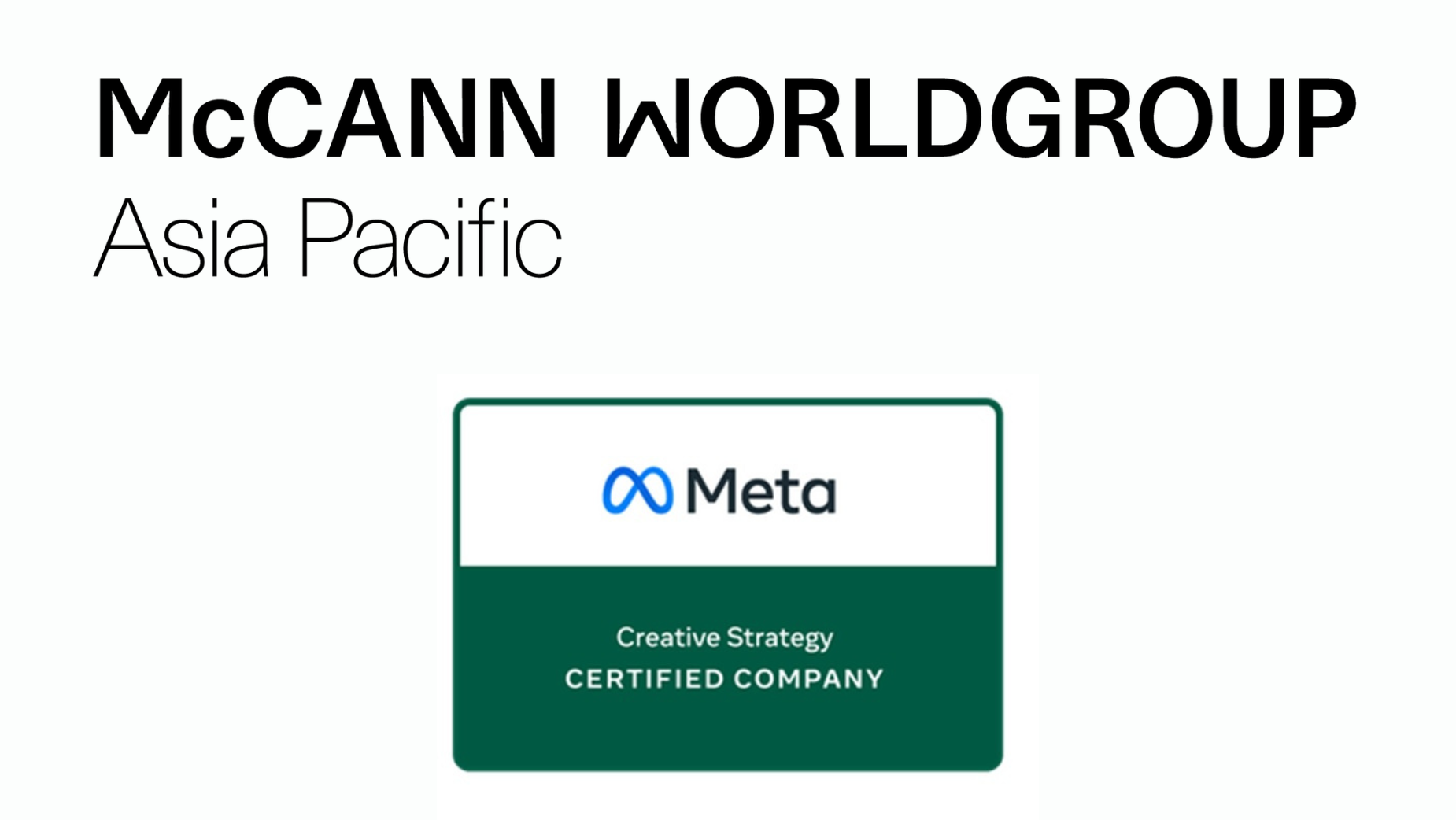 McCann Harnesses Meta Certification to Scale Social Expertise in APAC ...