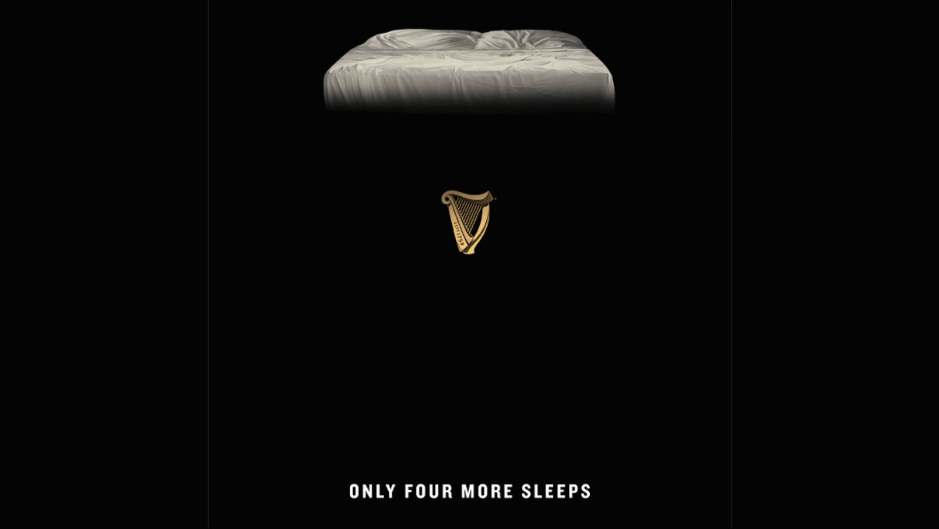 Guinness Countdown Sign