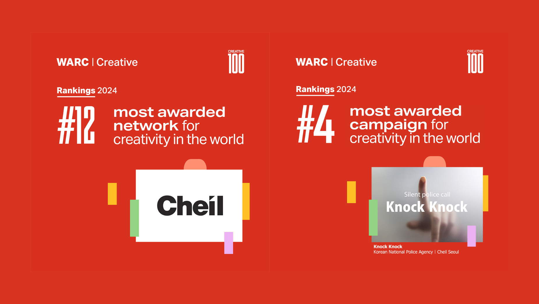 Cheil Worldwide is the Top Global Network from Asia in WARC Creative 100 | LBBOnline
