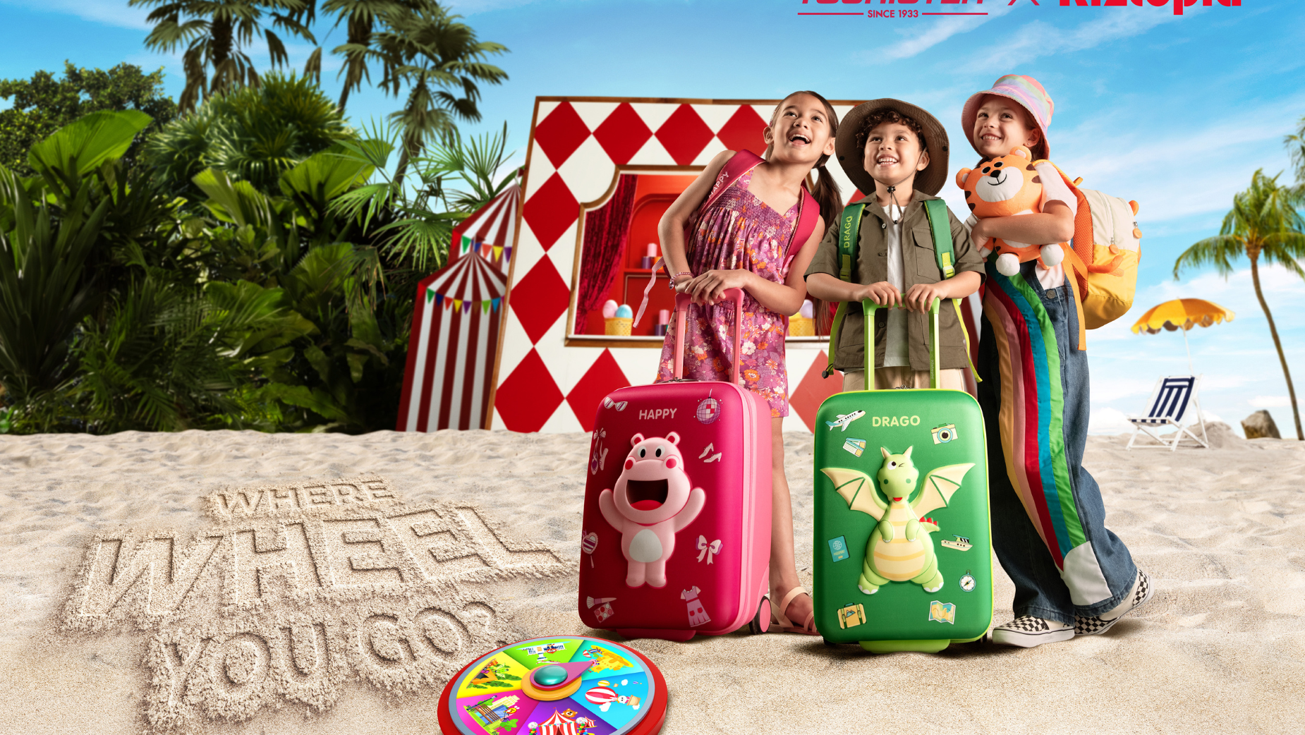 American Tourister, Kiztopia Spin Travel Tale with 'Where Wheel You Go ...