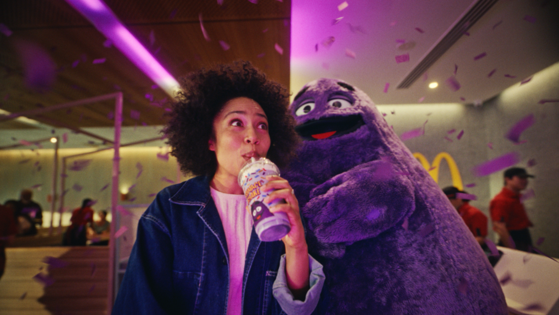 Macca’s Brings Grimace Shake to Australia with ‘Very Important Purple ...