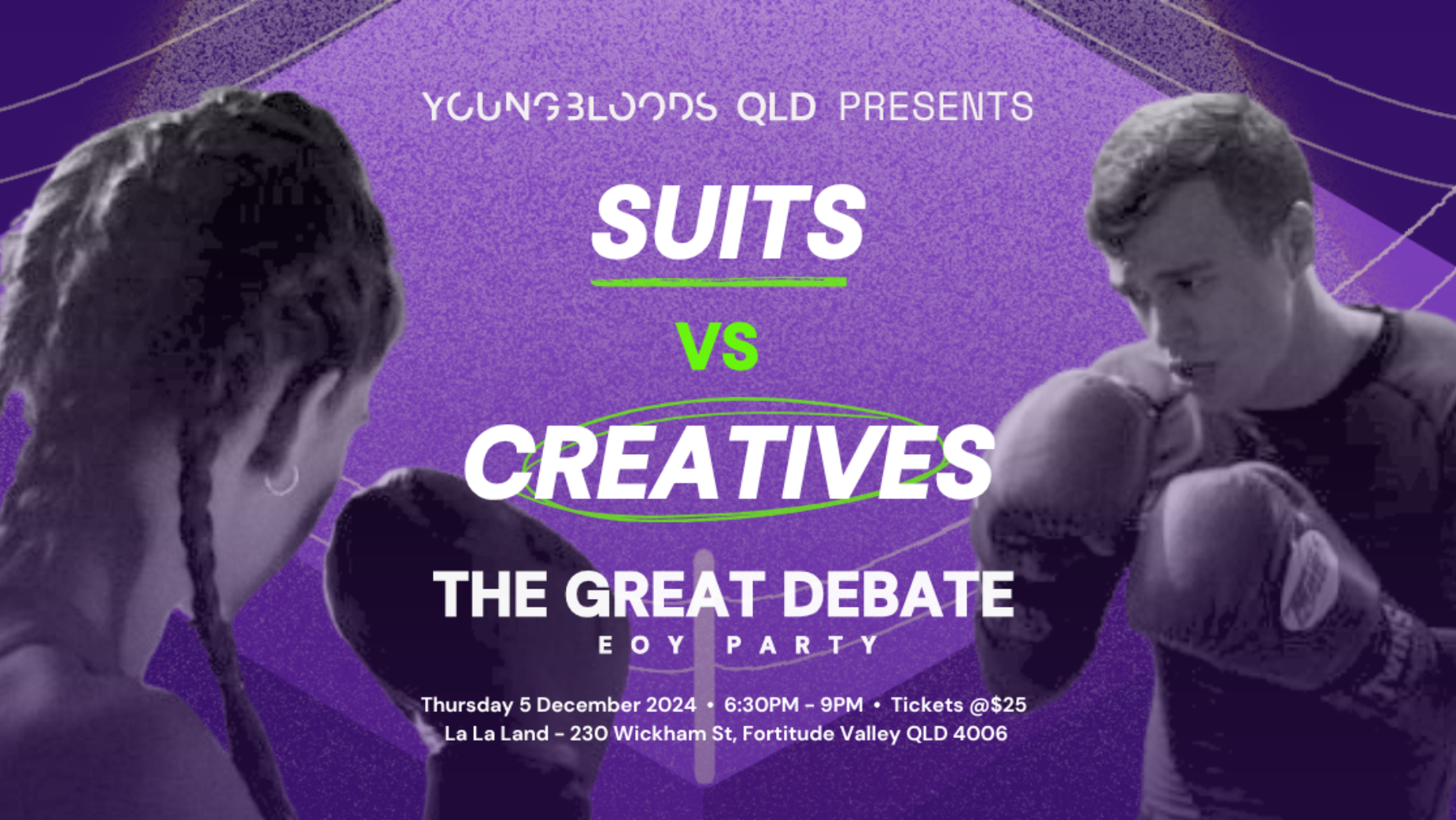 Youngbloods QLD to Host ‘The Great Debate’ Celebrating Suits vs ...