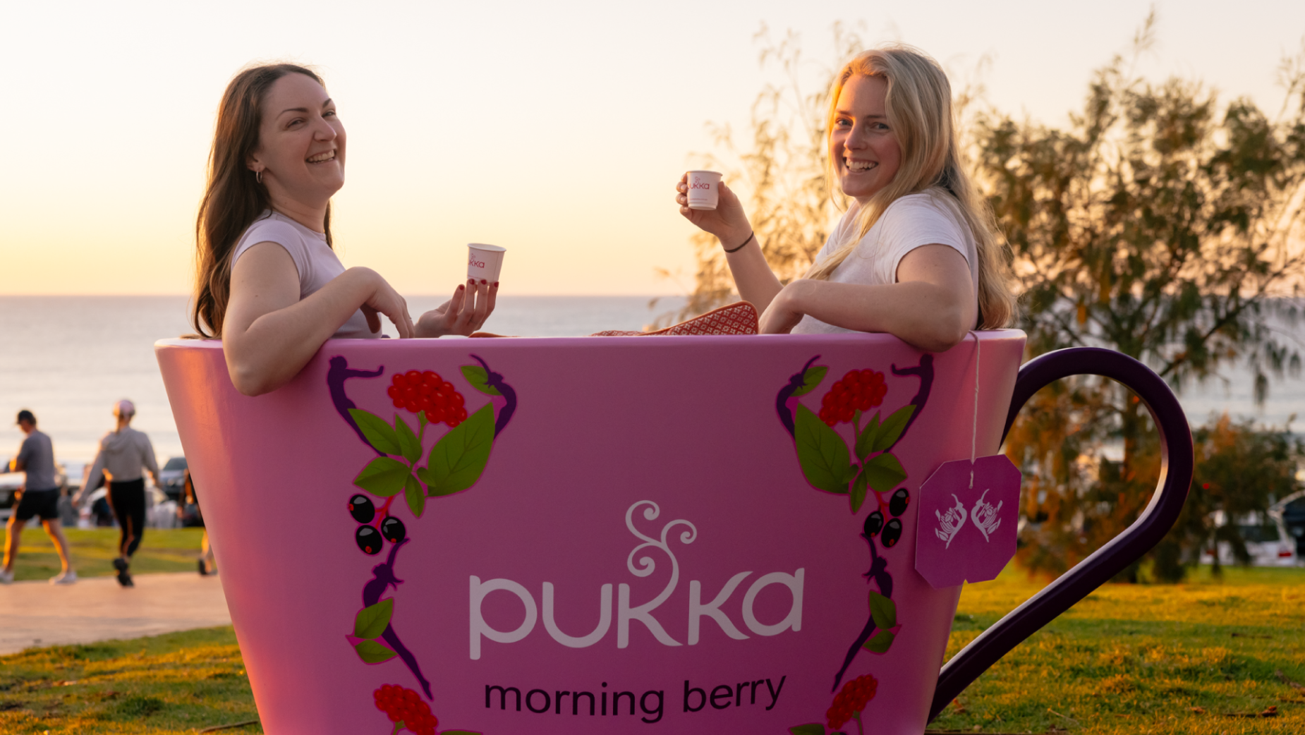 Pukka’s Morning Berry Tea Activation Awakens Bondi with Paper Moose ...