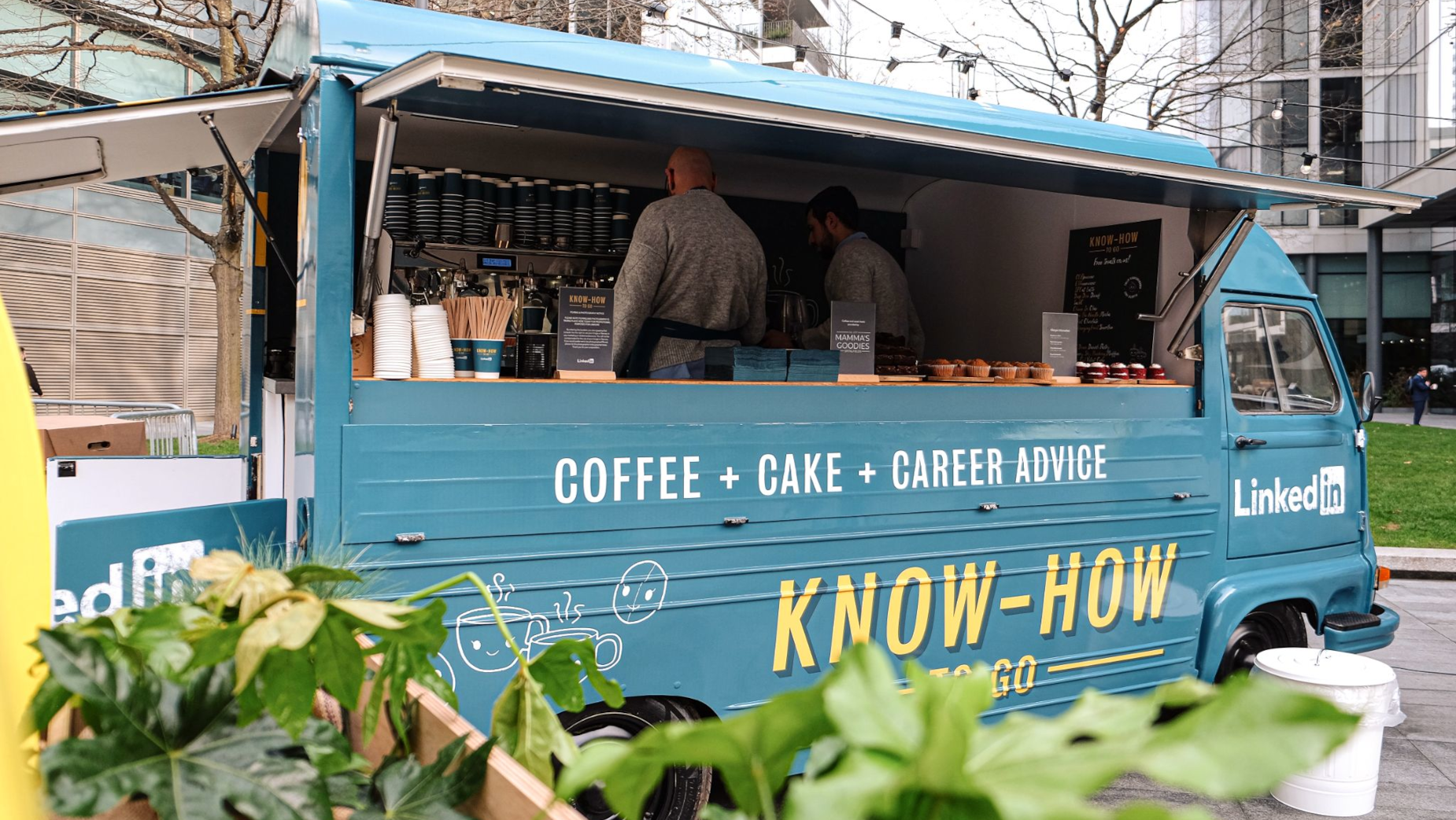 LinkedIn Coffee Truck Delivers Careers Advice on the Go | LBBOnline