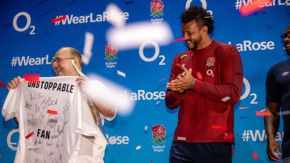 O2 Crowns England Rugby’s Official Unstoppable Fan at Unique Event for ...