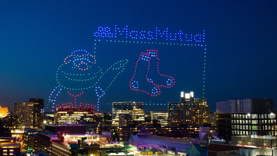 Larger-Than-Life Drone Show Celebrates MassMutual’s Sponsorship of the ...