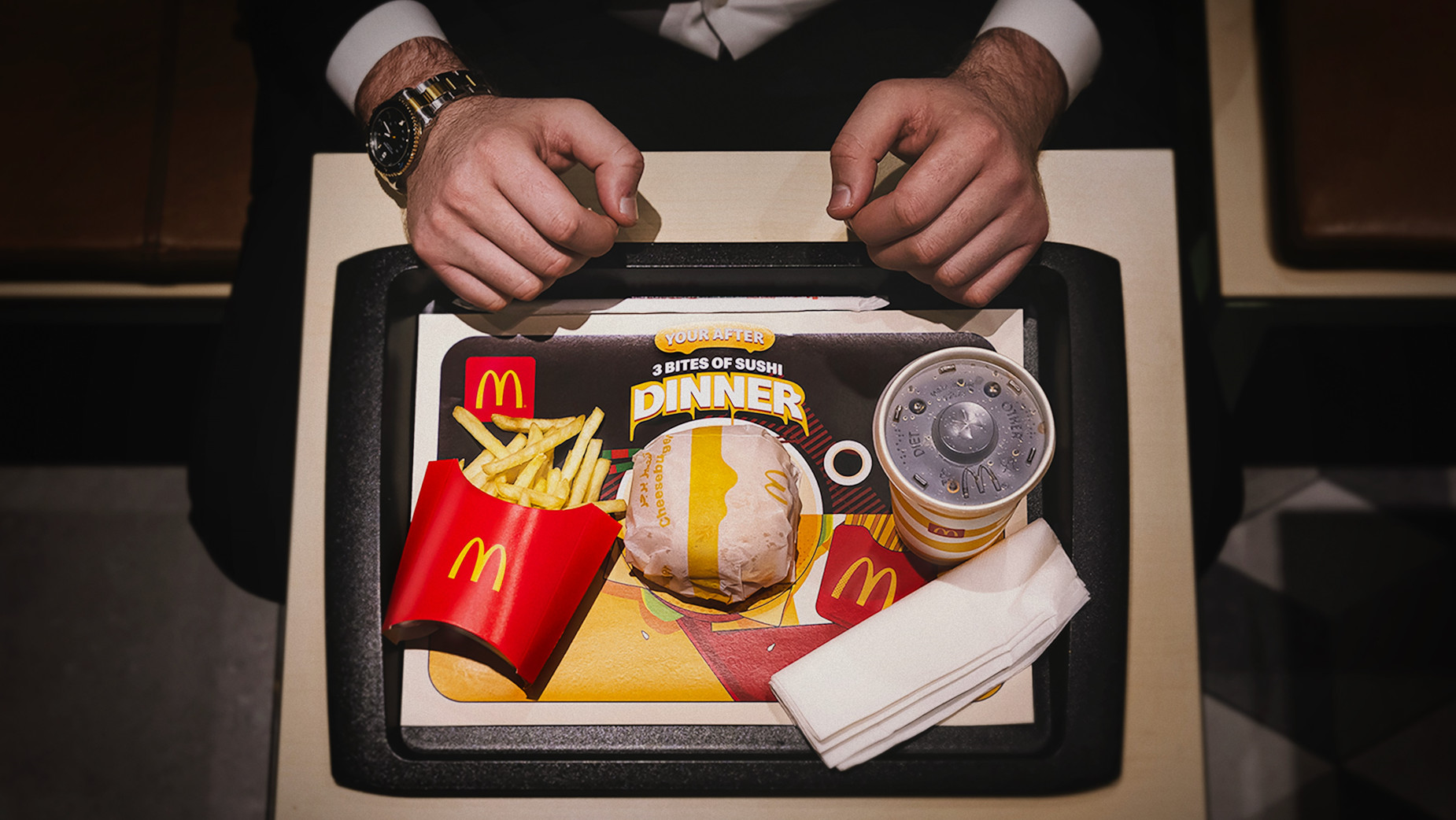 McDonald's UAE Turns Fine Dining Bills into Full Stomachs | LBBOnline