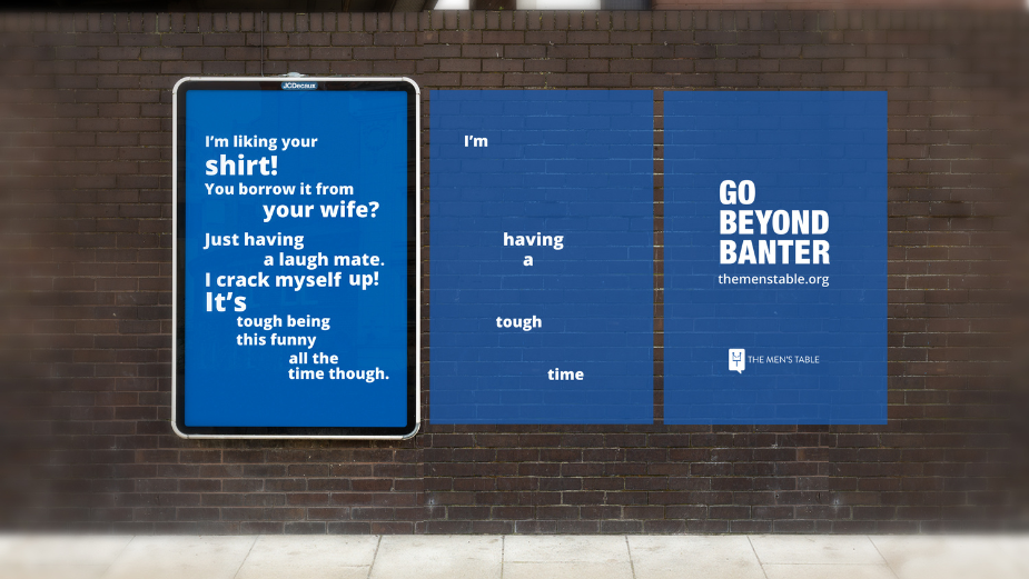 The Men's Table Encourages Men to “Go beyond Banter” in New Campaign ...
