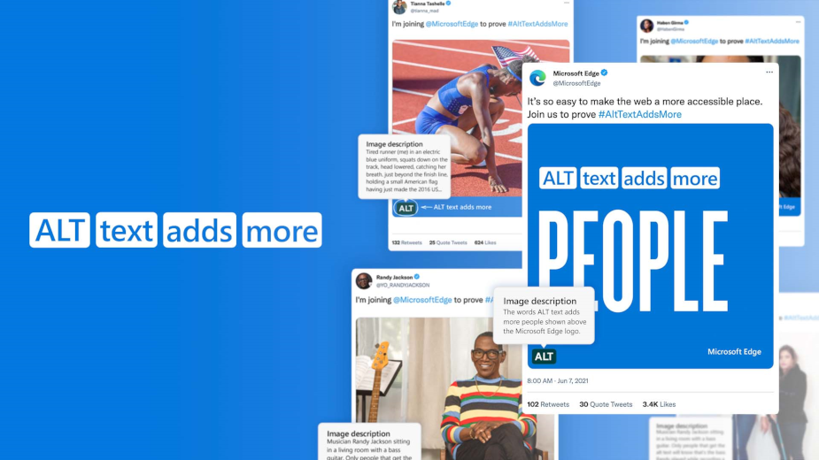Microsoft Edge Shows How Alt Text Adds More Accessibility to Social ...