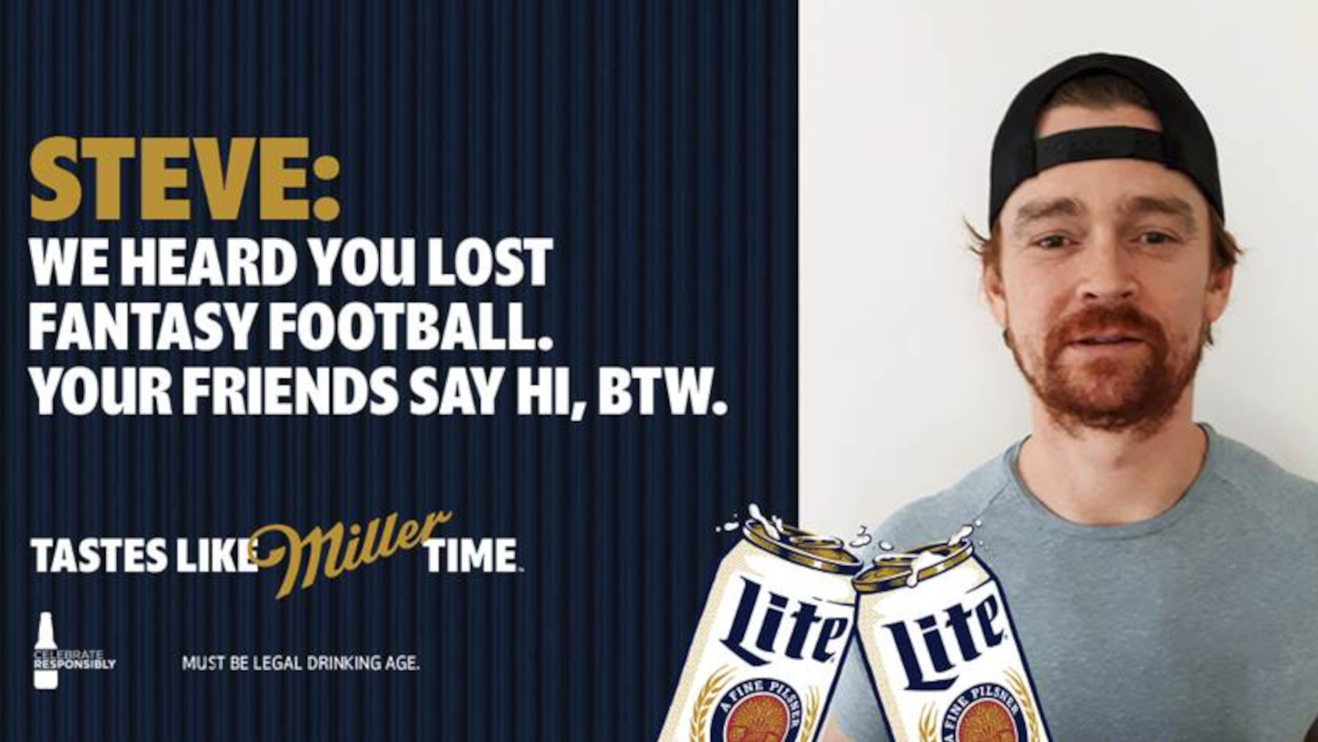 Fantasy Football Punishments Get Bigger (and Better) with Miller Lite ...