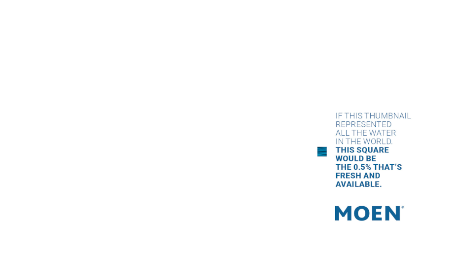 0.5% Is All We Have: Moen Commits to Saving One Trillion Gallons of ...