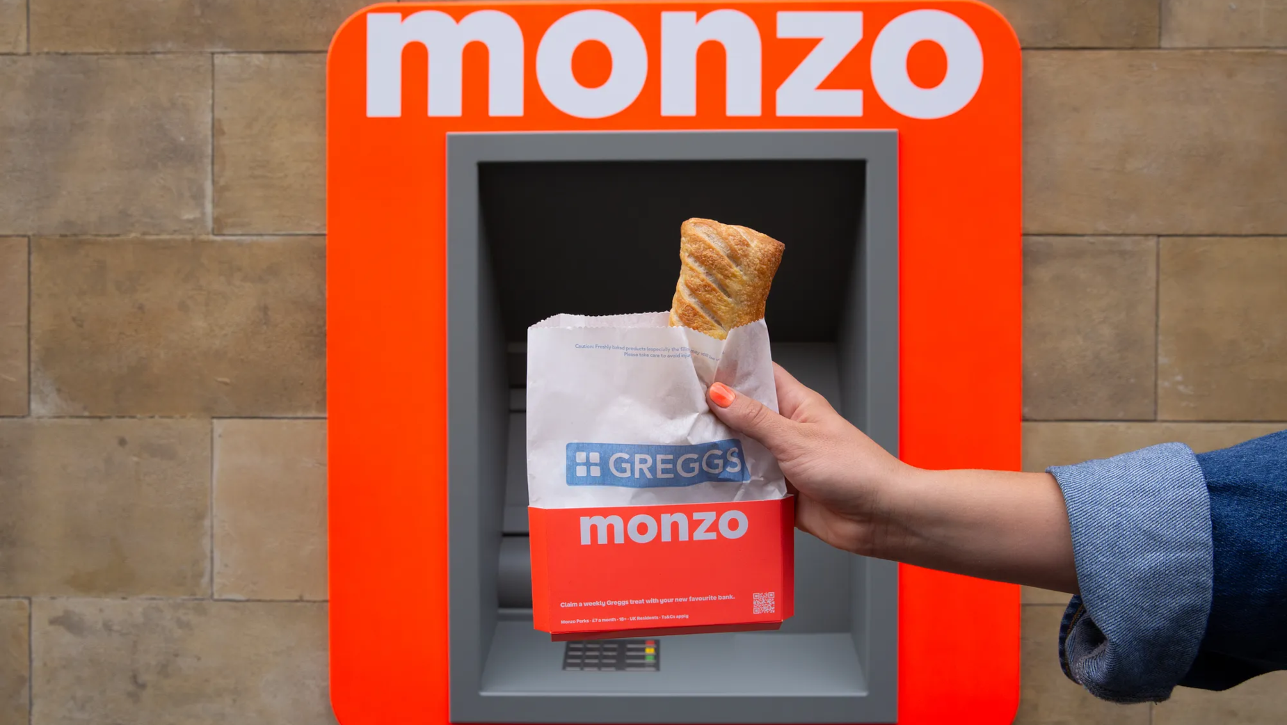 Monzo Bank Opens First-Ever Sausage Roll Dispensing ATM | LBBOnline