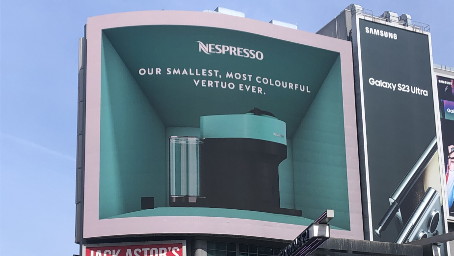 Nespresso Launches its Most Compact Machine on the Biggest Screen in ...