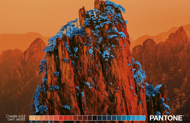 Pantone Twists Colours to Create Stunning Other-Worldly Landscapes ...