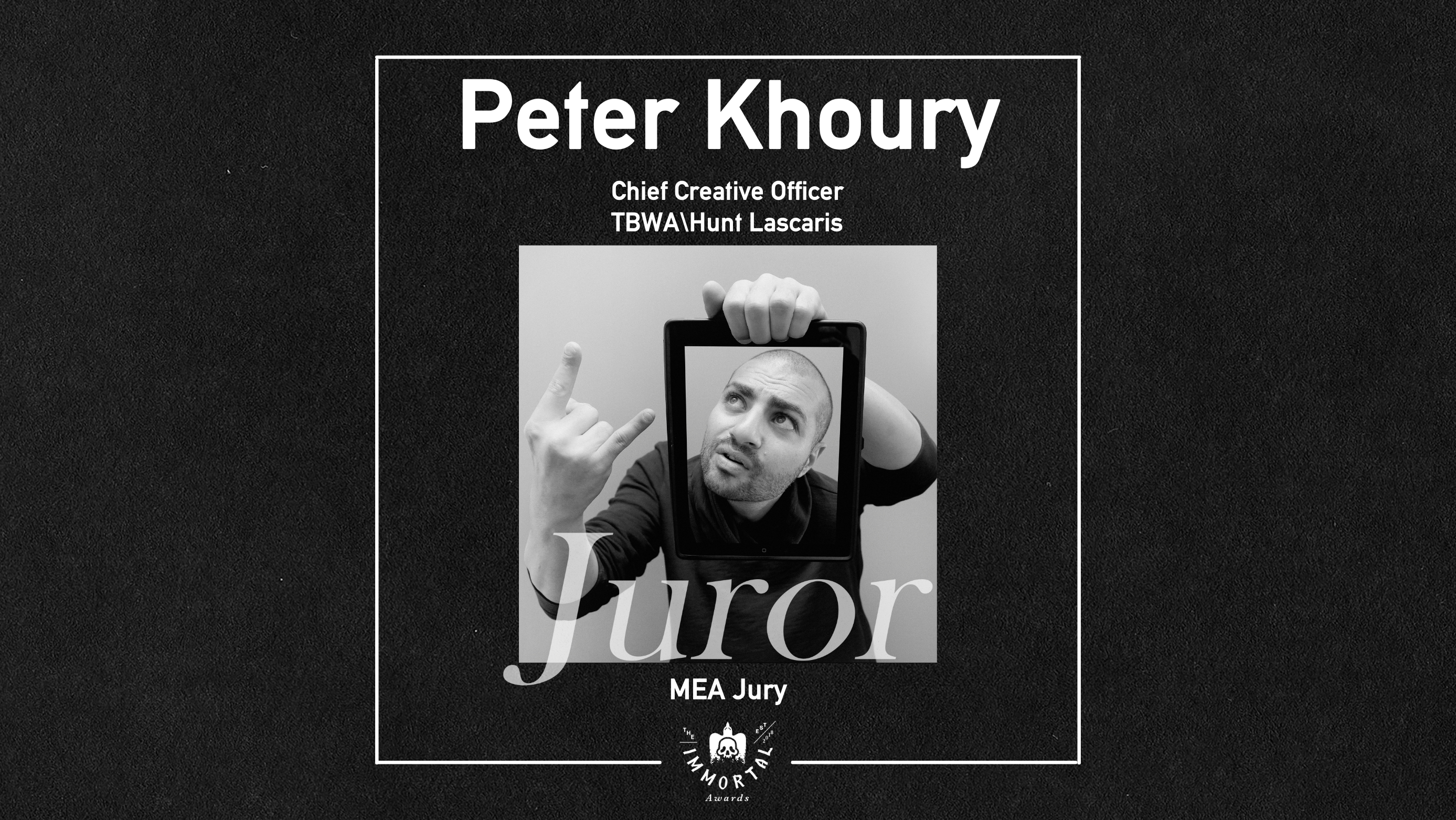 TBWA\Hunt Lascaris’ Peter Khoury Joins The Immortal Awards Jury | LBBOnline