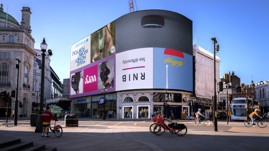 RNIB Turns Piccadilly Lights Upside-Down in Striking Awareness Campaign | LBBOnline