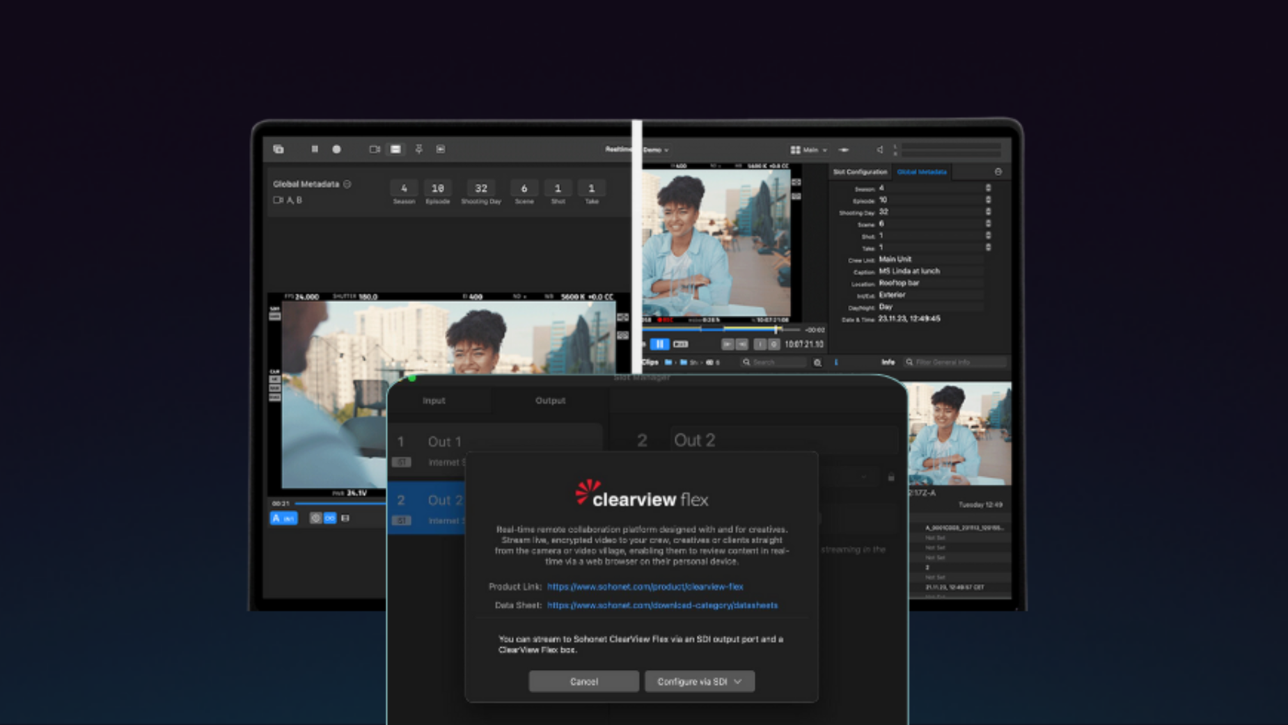 ClearView Flex Now Integrates with Pomfort’s On-Set Playback System ...