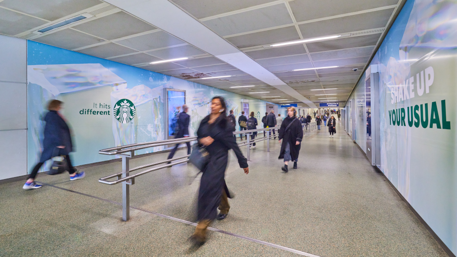Starbucks Iced Coffee Goes Underground for Spring OOH Campaign | LBBOnline