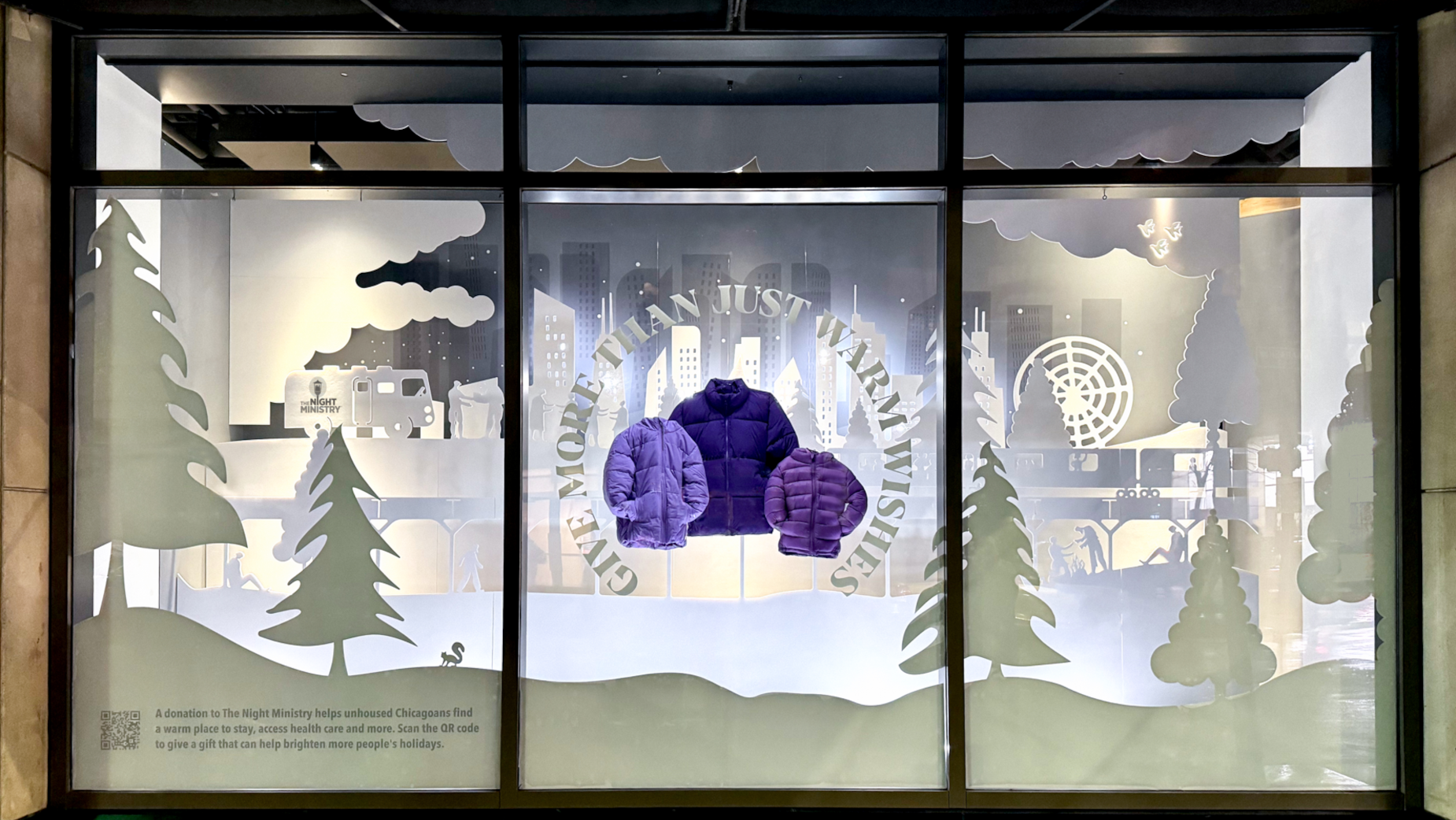 Havas Chicago and The Night Ministry's Holiday Window Helps Unhoused ...