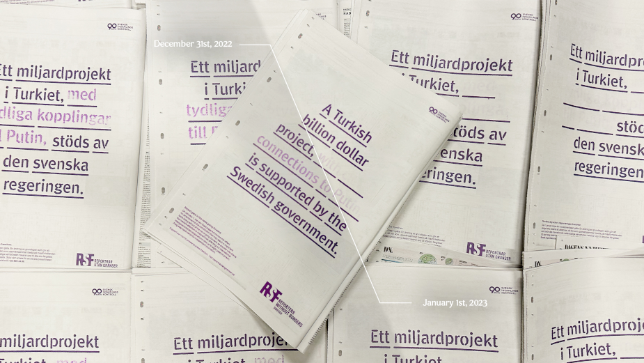 Reporters Without Borders Sweden Ad Censored Itself in Time for New ...