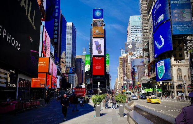 Coca-Cola Uses Times Square Billboard to Encourage Social Distancing ...