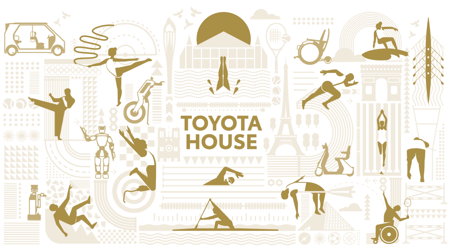 Animated Athletes Promote Toyota's Inclusive Mobility Park | LBBOnline