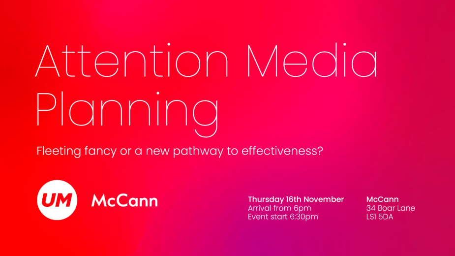 McCann Leeds' Media Offering to Hold Exclusive Attention Planning Event ...