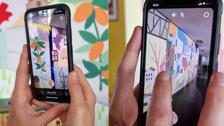 Meta’s New AR Filter Magically Brings Mural to Life | LBBOnline