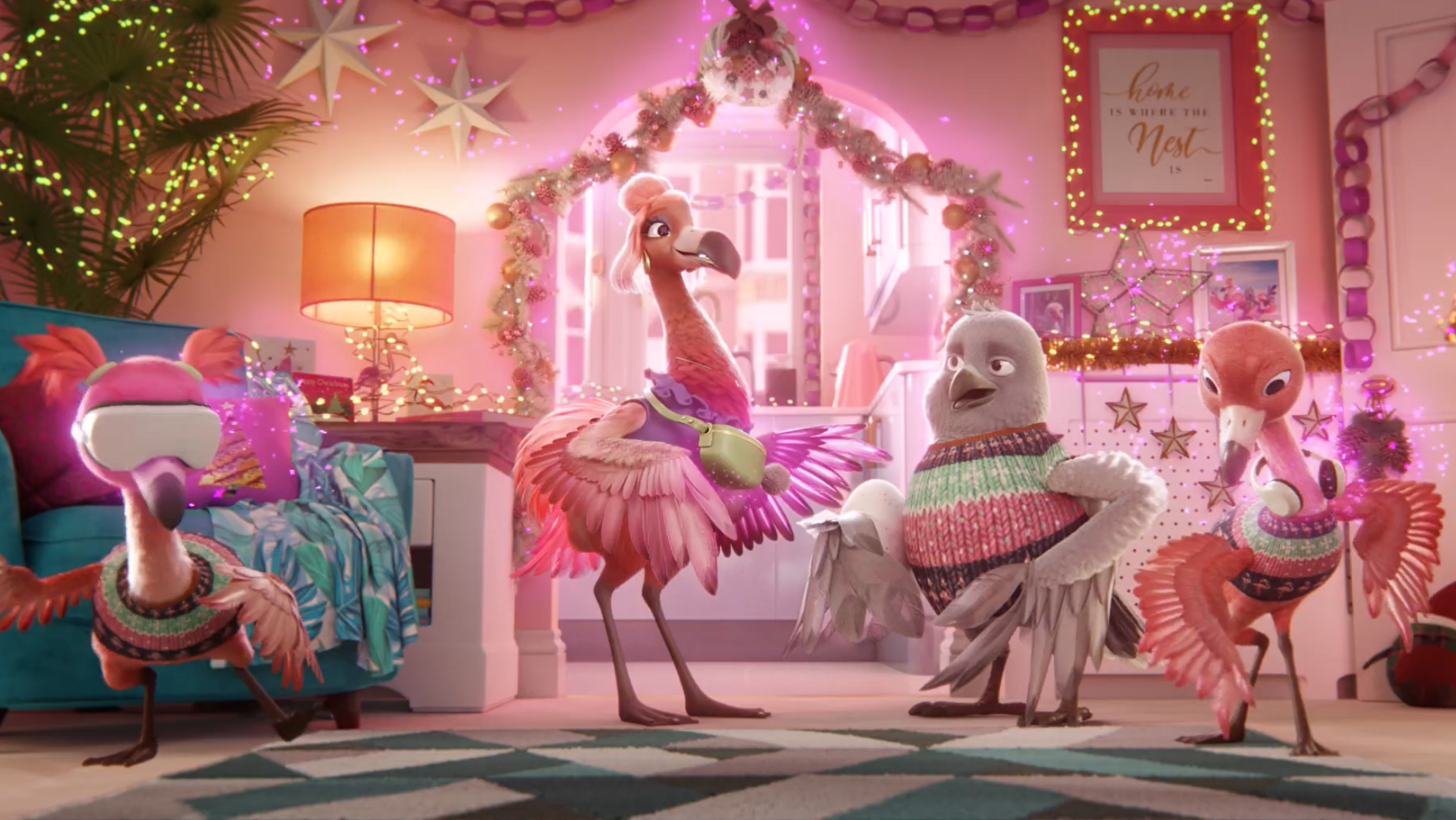 Very's Flamingos Fly Again this Christmas | LBBOnline