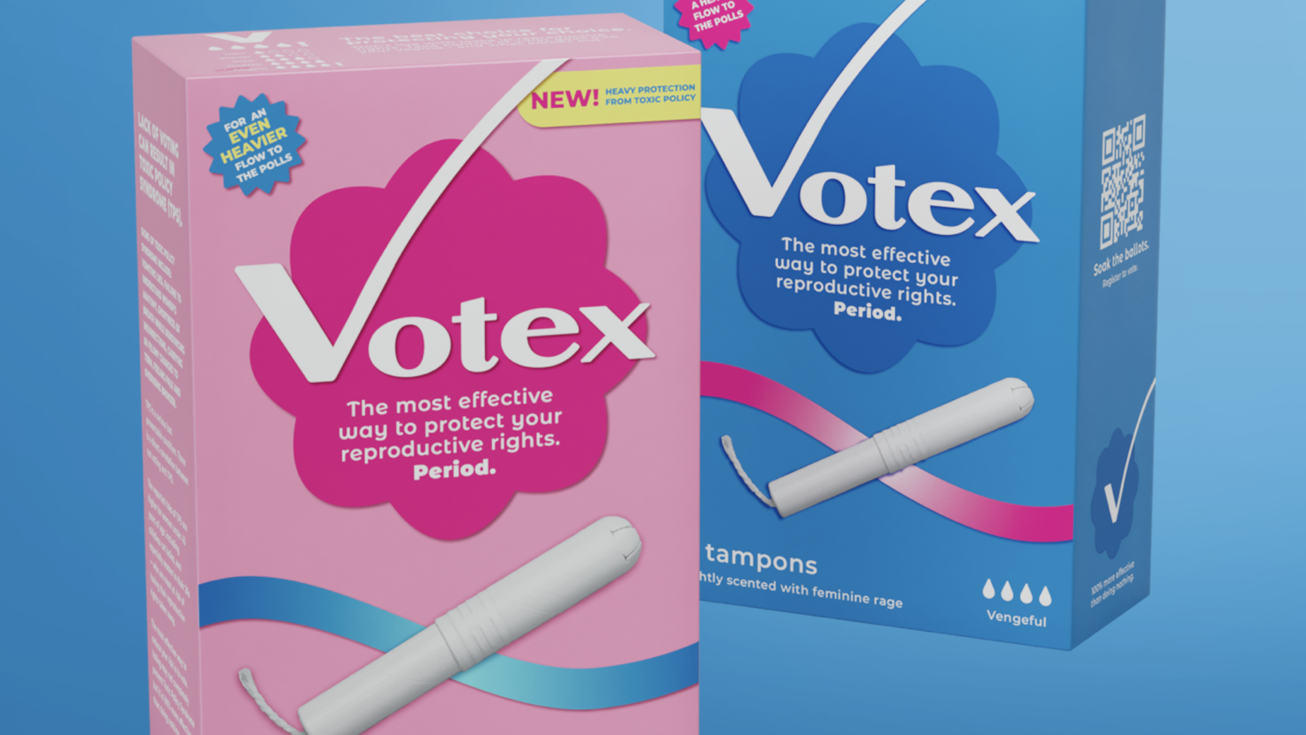Tampon Parody Campaign Gets a ‘Heavy Flow’ of Voters to the Polls ...