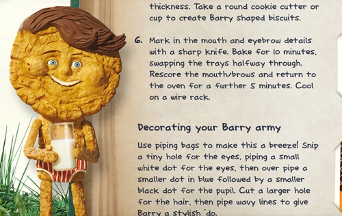 Bake Your Own Barry the Biscuit With New Cravendale Campaign | LBBOnline