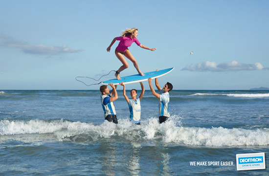 Decathlon 'We Make Sport Easier' Prints | LBBOnline