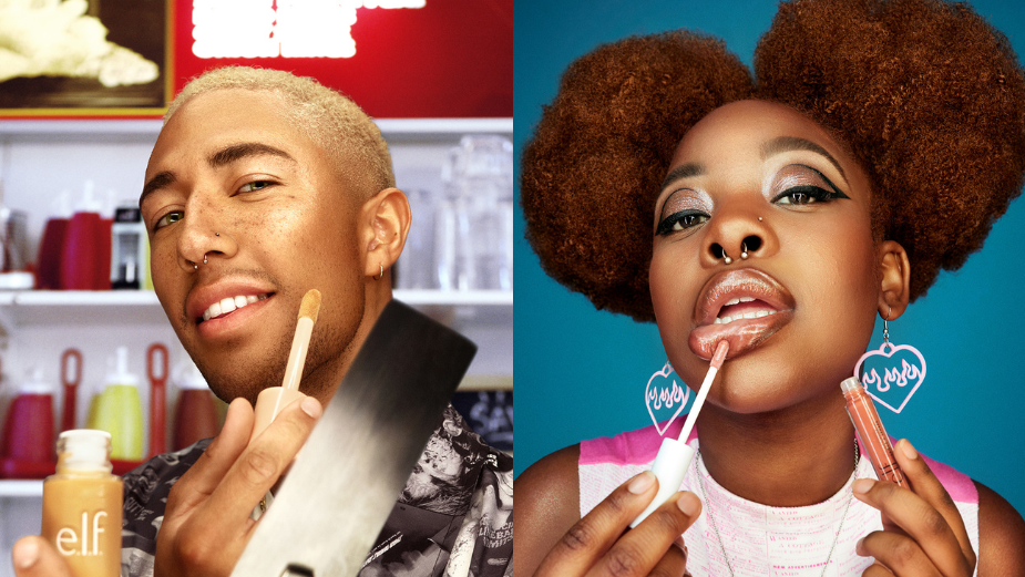 e.l.f. Campaign Makes Up a Cosmetic Kaleidoscope of UK Beauty | LBBOnline