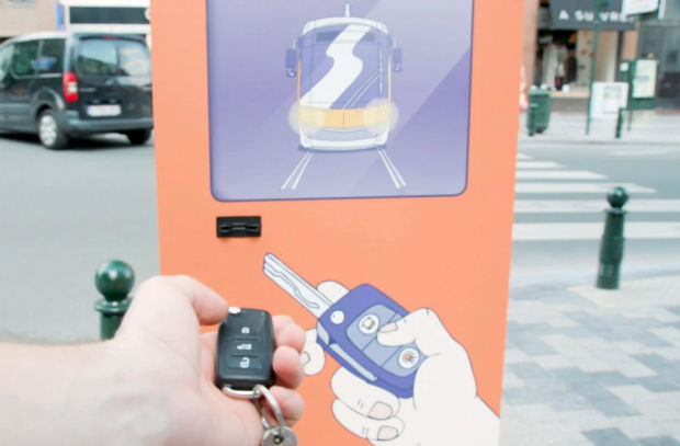Car Keys Get Turned into Public Transport Tickets in This Fun ...