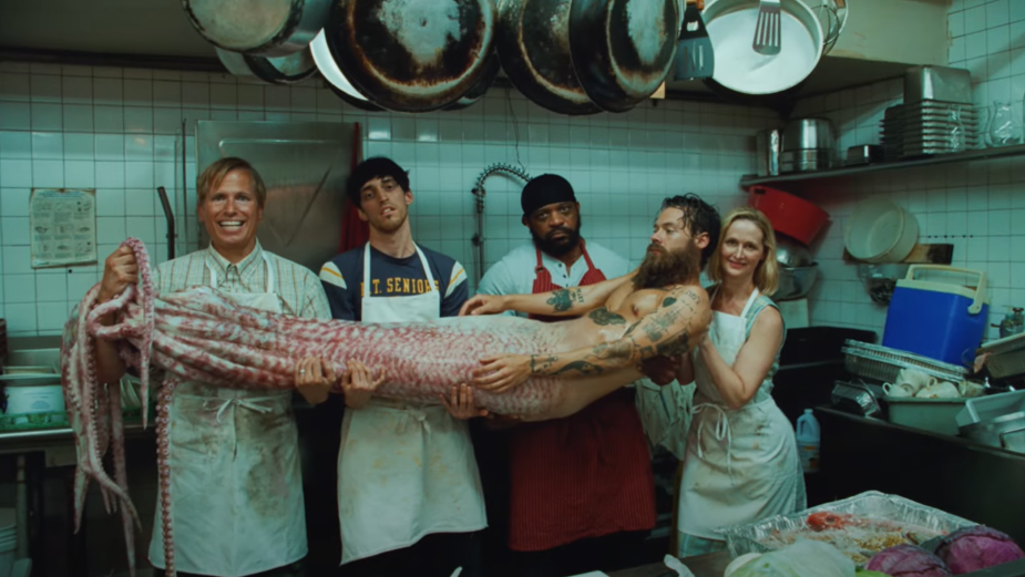 Harry Styles Stars as a Sushi Restaurant’s Singing Squid Merman in ...