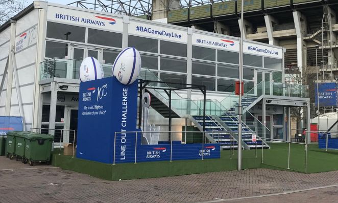 British Airways Creates Two-Tier Experiential Fanzone at Twickenham ...