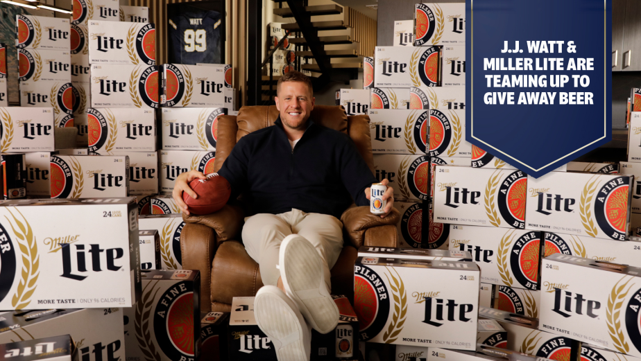 Miller Lite Teams up with Iconic #99 J.J. Watt to Give Away 99 Beers ...