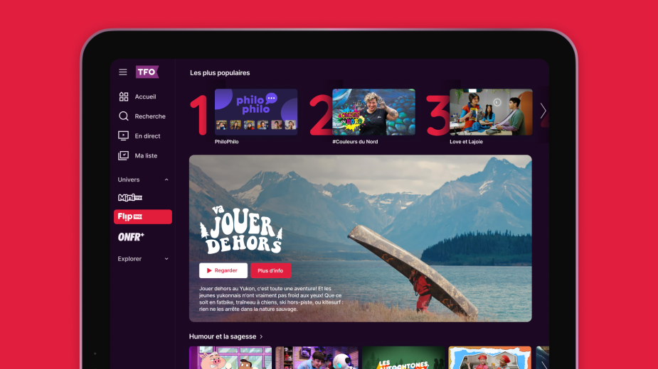 Sid Lee Reinvents TFO.org’s Broadcast Platform | LBBOnline