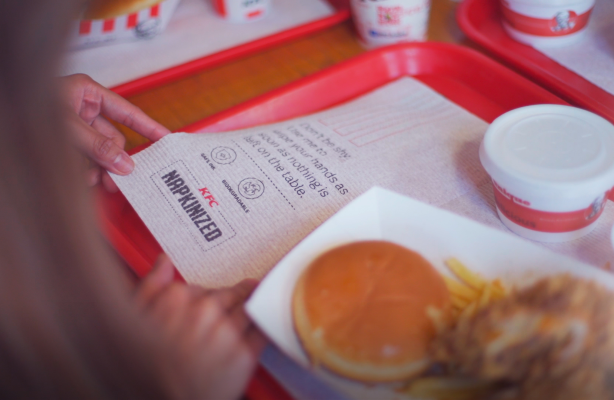 KFC Middle East Turns Its Menus, Placemats, Posters and Flyers into ...